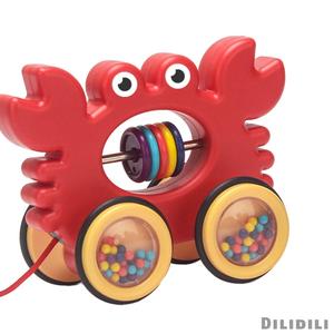 Jual [12] Toddler Push & Pull Toys, Pull-Along Baby Toy with Rustling ...