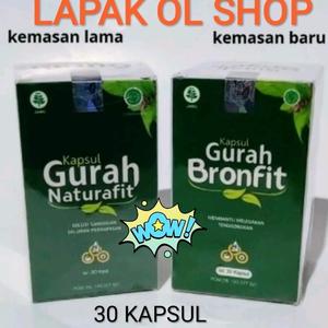 Jual 30 Kpsl Gurah BRONFIT Naturafit - Herbal Flu Asma TBC Sinusitis ...