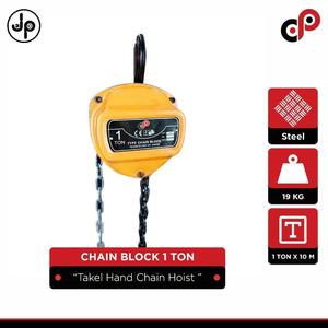 Jual Chain Block 1 Ton X 10 Meter Cp Takel Hand Chain Hoist 1Ton X ...