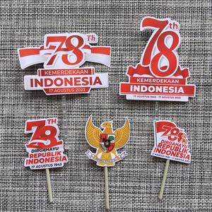 Jual Topper Dirgahayu RI 17 agustus kemerdekaan hiasan cake tumpeng ...