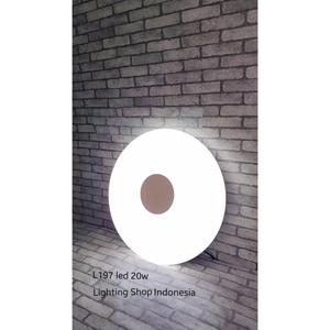 Jual L197 Lampu plafon ceiling bulat kotak led 20w - model bulat Diskon ...