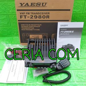 Jual RADIO RIG YAESU FT 2980 VHF ORIGINAL RIG YAESU FT2980 GARANSI ...