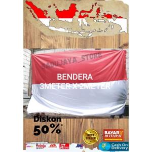 Jual Bendera merah putih besarbendera merah putih 2m × 3mbendera Diskon ...