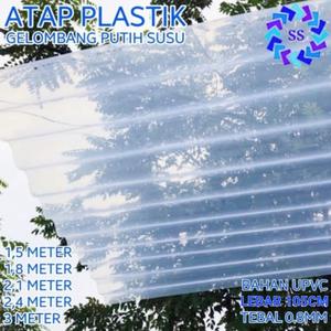 Jual ATAP ASBES / GELOMBANG PLASTIK PUTIH SUSU TEBAL - Jakarta Selatan ...