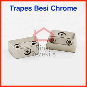 Jual Trapes BESI Chrome / Trapex Traves Siku Ambalan Kayu Rak Kayu ...