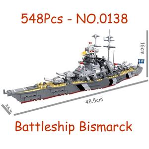 Jual Woma Building Blocks World War Ii Battleship Bismarck - Kota Depok ...