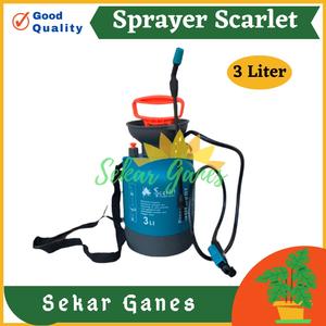 Jual Tangki Sprayer Scarlet 3 Liter Alat Semprot Pressure Semprot ...