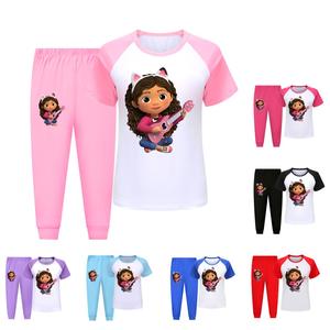 Jual Gabbys Dollhouse Cosplay Costume Kids Short Sleeve Tshirt - Kota ...