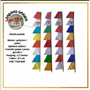 Jual Jual BENDERA UMBUL UMBUL GARUDA isi 20pcs 1kodi Limited - Kota ...