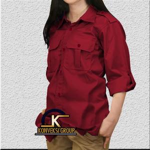 Jual KEMEJA SERAGAM PRIA WANITA || PDL PDH HIKING CREW || KEMEJA ...