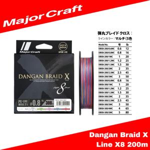 Jual MajorCraft Dangan Braid X Line X8 200m - #0.8 - Jakarta Utara ...
