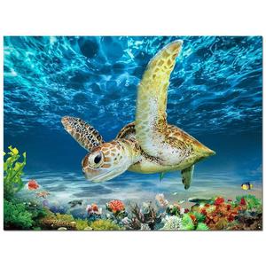 Jual NEW Poster Seni Dinding Penyu Lukisan Kura-kura Cetak Kanvas ...