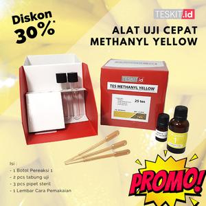 Jual Reagent Alat Uji Methanyl Yellow Alat Uji Cepat Makanan isi 25 ...