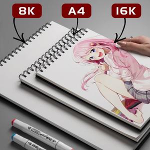 Jual Marker Pad 50 Lembar Spidol Kertas Gambar A4 Hard Cover Sketchbook ...