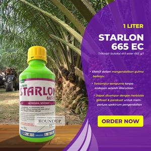 Jual Starlon 665 EC 1 Liter Herbisida untuk Mematikan Pohon Gulma ...