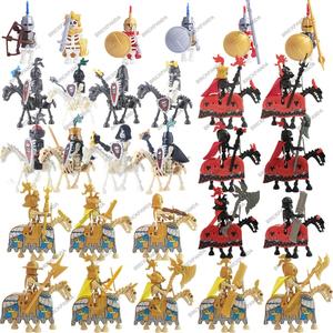 Jual Medieval Skeleton Knight Figures Building Blocks Military - Kota ...