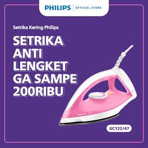 Jual PHILIPS Setrika Kering GC12247 - Pink Tapak Non-Stick seterika ...