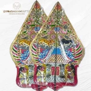 Jual Wayang Alusan Kulit Sapi Asli Wayang Kulit Gunungan / Kayon 80cm ...