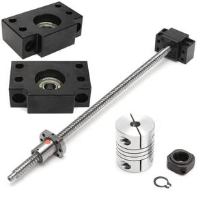 Jual NT SFU1204 400mm Ball Screw with BK10 BF10 Ball Screw Support and ...