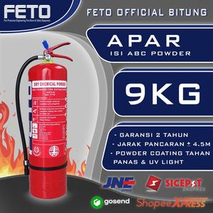 Jual APAR ALAT PEMADAM KEBAKARAN ABC POWDER KAP. 9KG MERK FETO - Kota ...