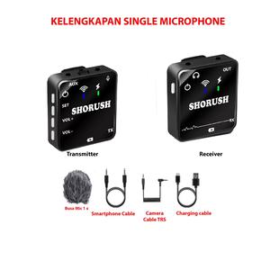 Jual Shorush MK 21 Microphone Mic Clip On Wireless Kotak Professional Noise - Kota Bandung - Ade ...