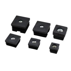 Jual TS 24810Pcs Pipe Plugs With M6 M8 Nut Hole 20X20Mm Blackw - Kota ...