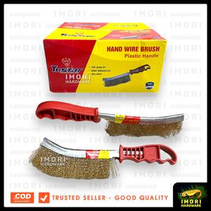 Jual YUSTAR Sikat Kawat Sisir Kuningan Wire Brush Besi Baja Gagang PVC ...