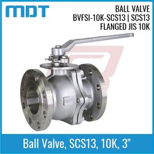Jual MDT | BVFSI-10K-SCS13 | 3", Flange Ball Valve, SCS13, 10K Best ...