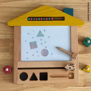 Jual Children'S Magnetic Wooden Retro Drawing Board Funny - Kota Depok ...