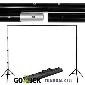Jual TC005 Tiang Backdrop Background 3m Stand backdrop Studio Foto ...