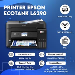 Jual Printer Epson L6290 L-6290 WiFi Print Scan Copy Fax Duplex ADF ...