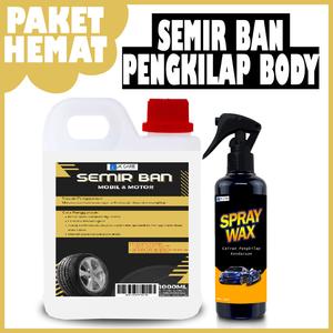 Promo Semir Ban Mobil dan Motor 1 L + Pengkilpa Body Mobil dan Motor ...