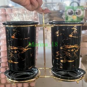 Jual Rak Tempat Sendok Garpu Marble Keramik / Tempat Sendok Set ...