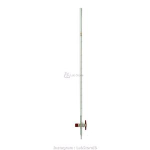 Jual Burette Straight Class A PTFE Buret Lurus Kran Teflon 10ml Clear ...