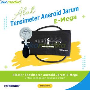 Jual Riester Emega E-Mega Tensimeter Aneroid Jarum Alat Ukur Tekanan ...