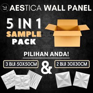 Jual 3D Wall Panel PVC 3050 CM BOX MIX SAMPLE Dinding Wallpaper Home ...