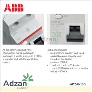 Jual new promo! abb elcb/rccb 2p 25a 30ma fh202 2csf202006r1250 rumah - Jakarta Timur - PAPA ...