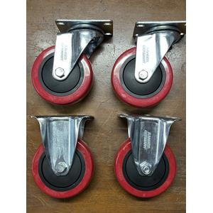 Jual SUNSHINE RODA PU 4 INCH RANGER GERMANY ( 2 HIDUP 2 MATI ) 1 SET ...