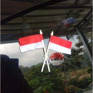 Jual BENDERA MERAH PUTIH CEPLOK TEMPEL KACA/MOBIL BENDERA HIASAN ...