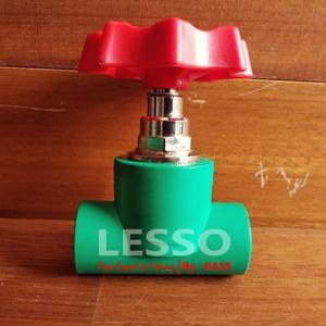 Jual Stop Valve 1 inch Lesso Gate Valve 32mm PPR Stop Kran PPR Fitting ...