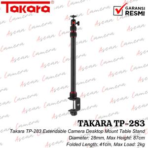 Jual Takara TP-283 Extendable Camera Desktop Mount Table Stand - Jakarta Utara - Asean Camera ...