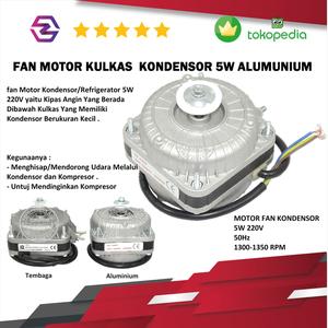 Jual Fan Motor Kulkas Condensor 5 watt Motor Fan Kondensor Kulkas ...