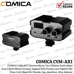Jual COMICA CVM-AX1 Camera-Mount Two-Channel Audio Mixer for DSLR ...