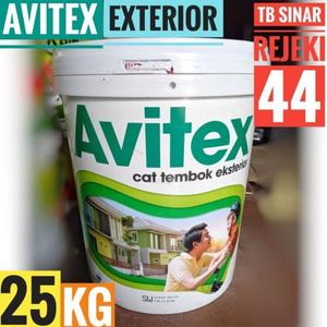 Jual CAT TEMBOK AVITEX EXTERIOR PAIL 25 KG WARNA MIX AVIAN BRANDS ...