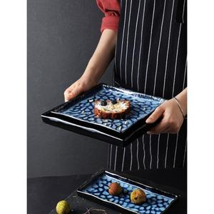 Jual berbentuk persegi elegant saphire collection - 10 FISH PLATE ...