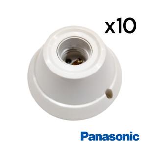 Jual [10 PCS] PANASONIC Fitting Lampu Plafon Bulat E27 NLP52201 031 ...