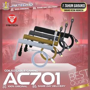 Jual Fantech Ac701 Coiled Cable For Mechanical Gaming Keyboard - Coral ...