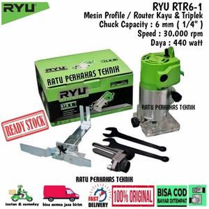 Jual TEKIRO RYU MESIN ROUTER TRIMMER RTR 6 - 1 PROFIL KAYU WOOD TRIMER ...