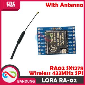 Jual MODUL LORA RA-02 RA02 SX1278 WIRELESS 433MHZ SPI INCLUDE ANTENNA - Kota Bandung - CNC STORE ...