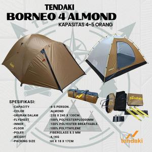 Jual Tendaki Borneo 4 Tendaki - Tenda camping kapasitas 2-3orang ...